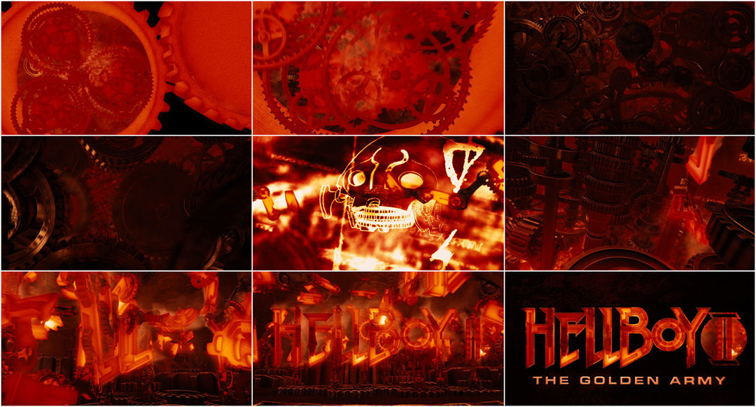 Hellboy II: The Golden Army (2008) — Art of the Title