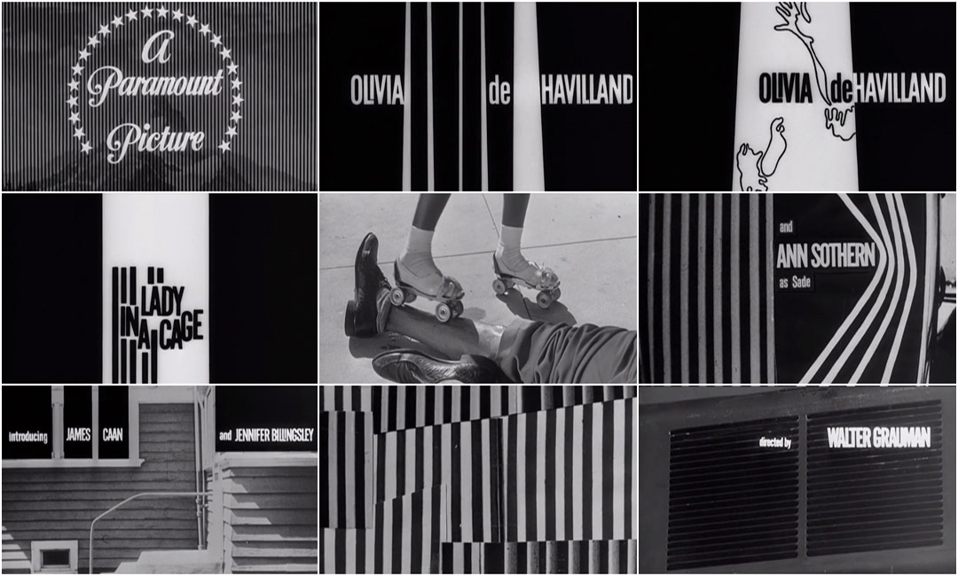 Lady in a Cage (1964) — Art of the Title